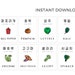 Korean Vegetable Flashcards | Learn Korean Language | Educational ...