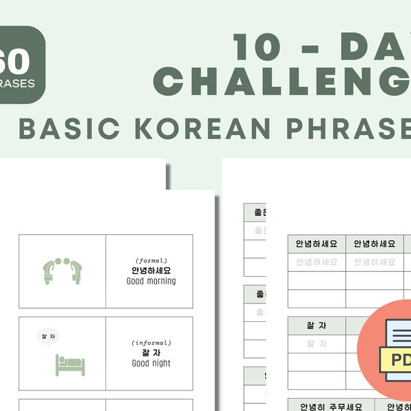 Korean Template - Etsy