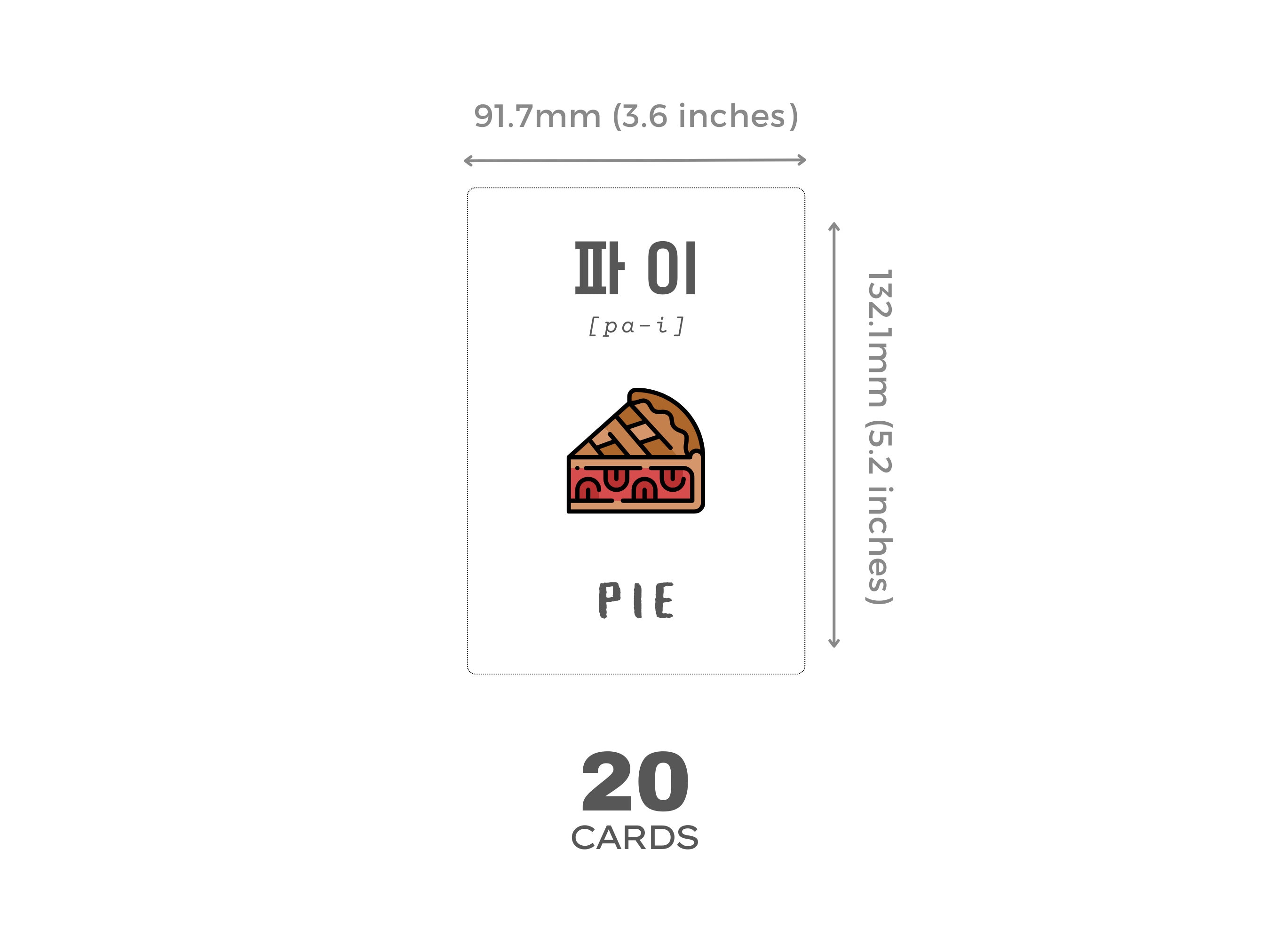 Food Korean Flashcards | Learn Korean Language | Educational Printable ...