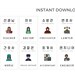 Korean Job Flashcards | Learn Korean Language | Educational Printable ...