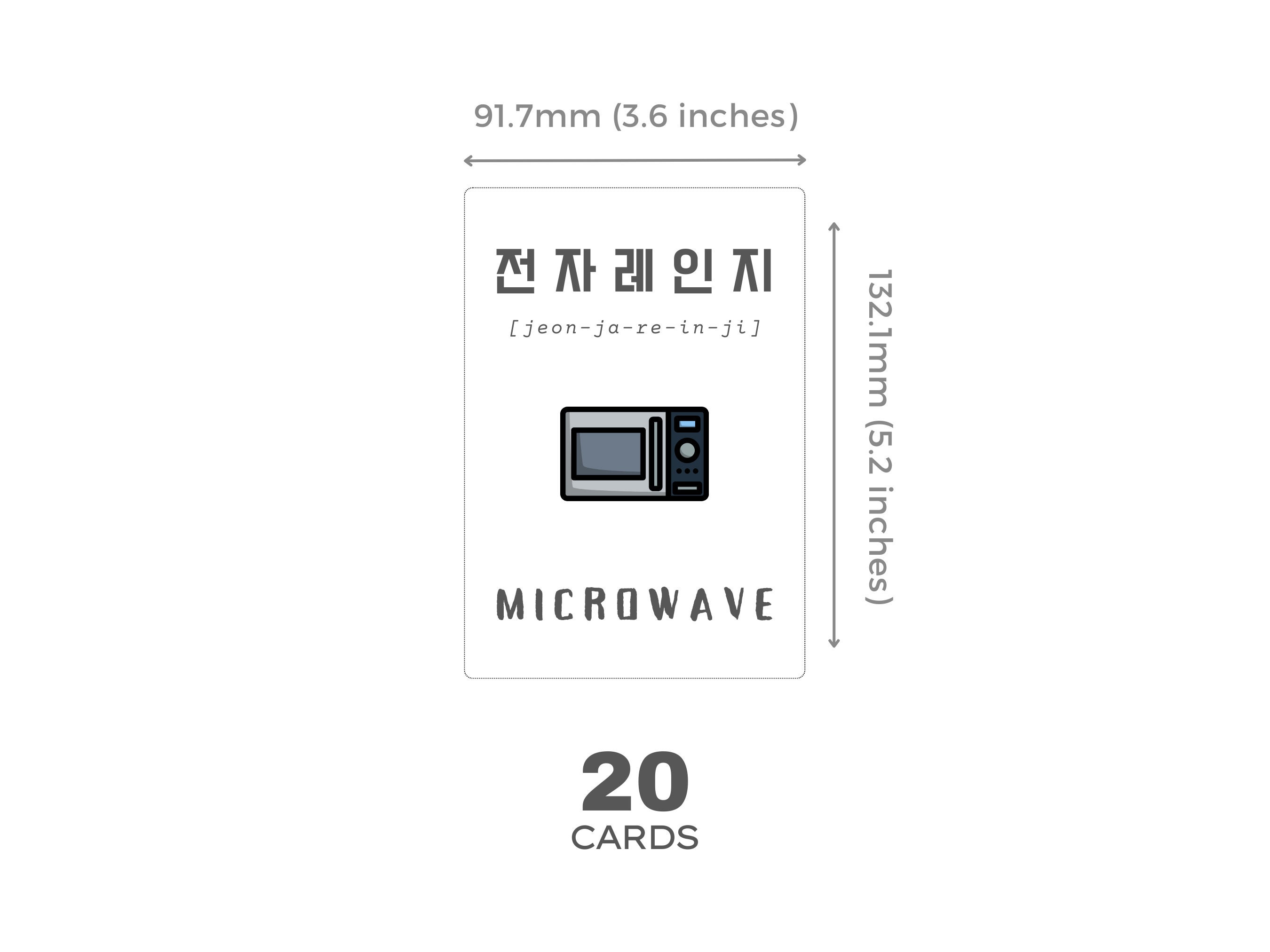 Korean Kitchen Flashcards | Learn Korean Language | Educational ...