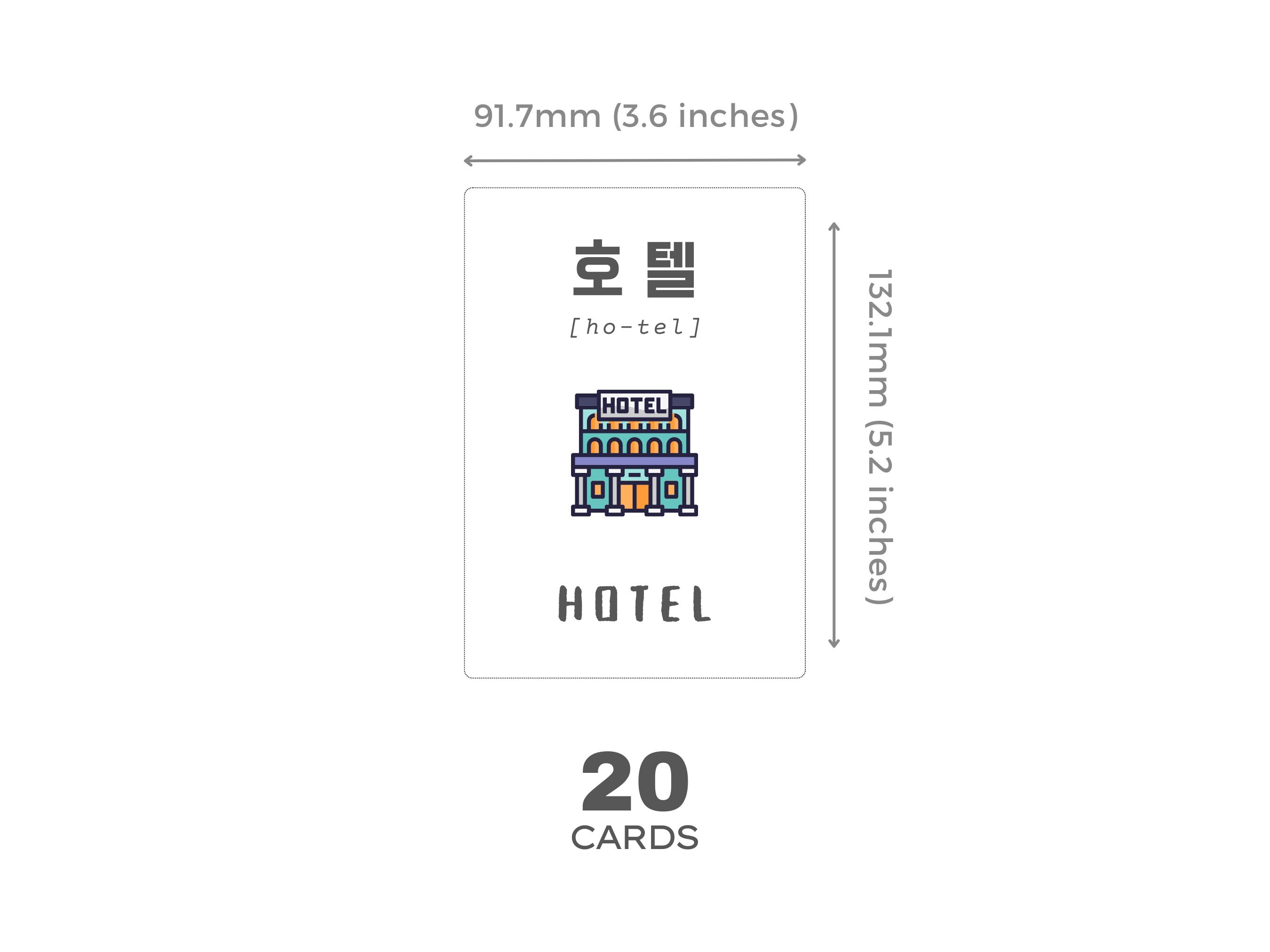 Korean Places Flashcards Learn Korean Language Educational Printable ...