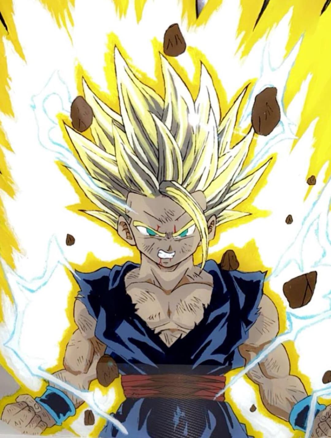 Gohan Dragon Ball Z Painting - Etsy
