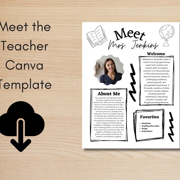 Middle School Meet the Teacher - Etsy