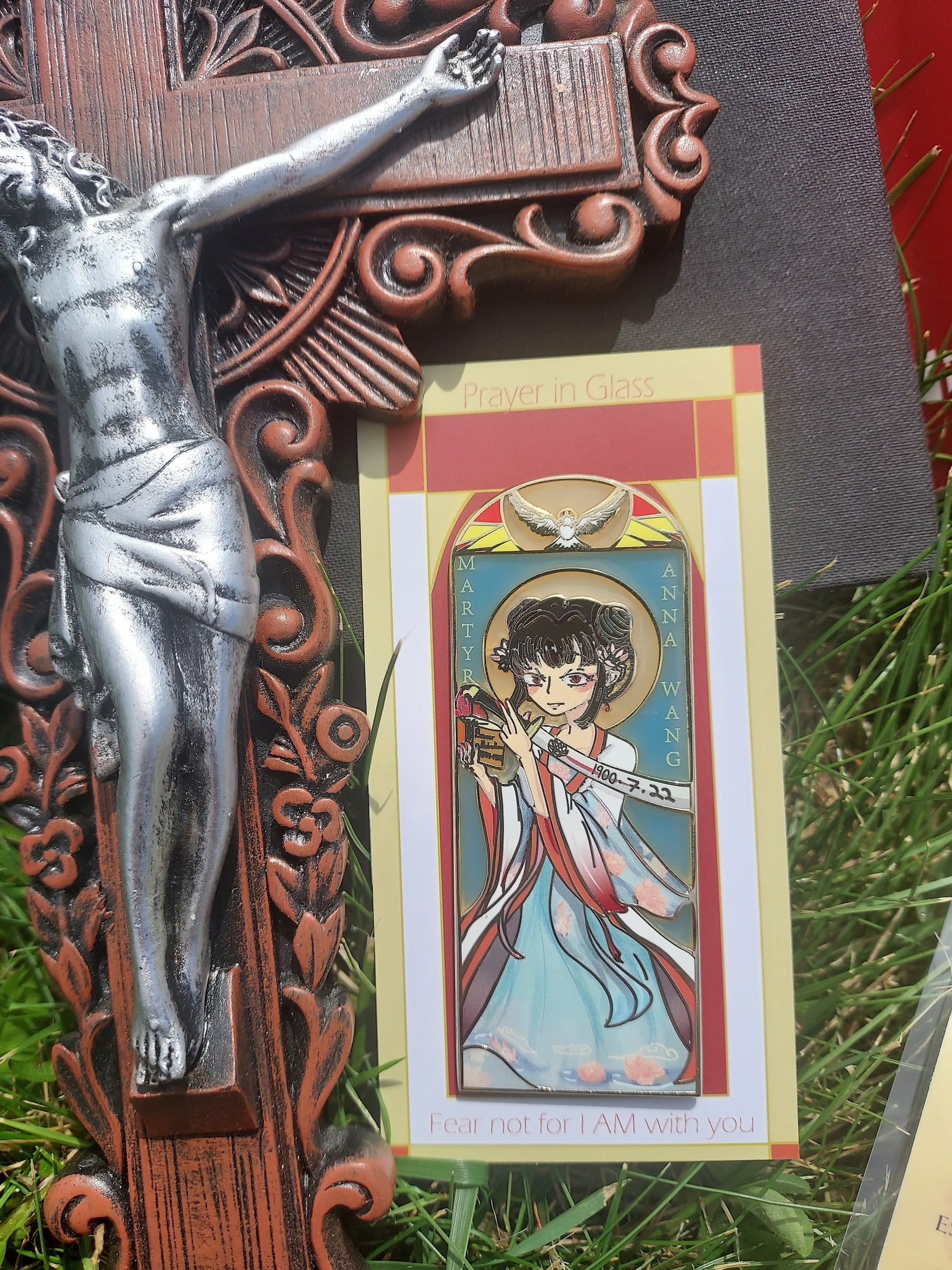 St.anna Wang Stain Glass Enamel Pin - Etsy