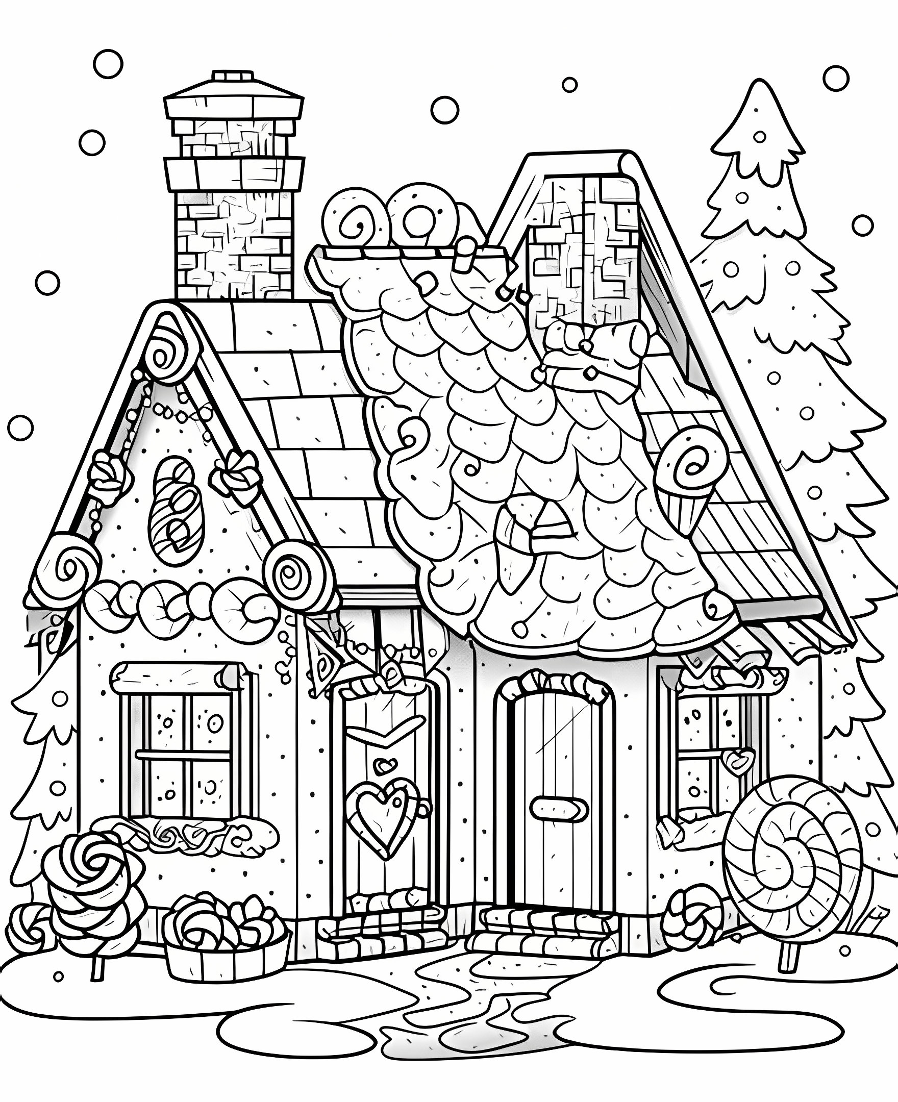80 Christmas Themed Coloring Book: Spread Joy and Creativity With ...
