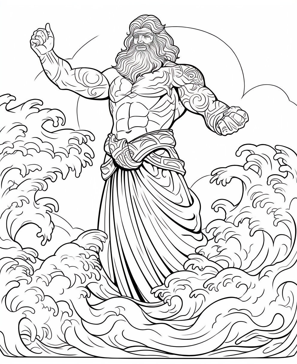 40 Piece Greek Mythology Coloring Book Collection - Etsy