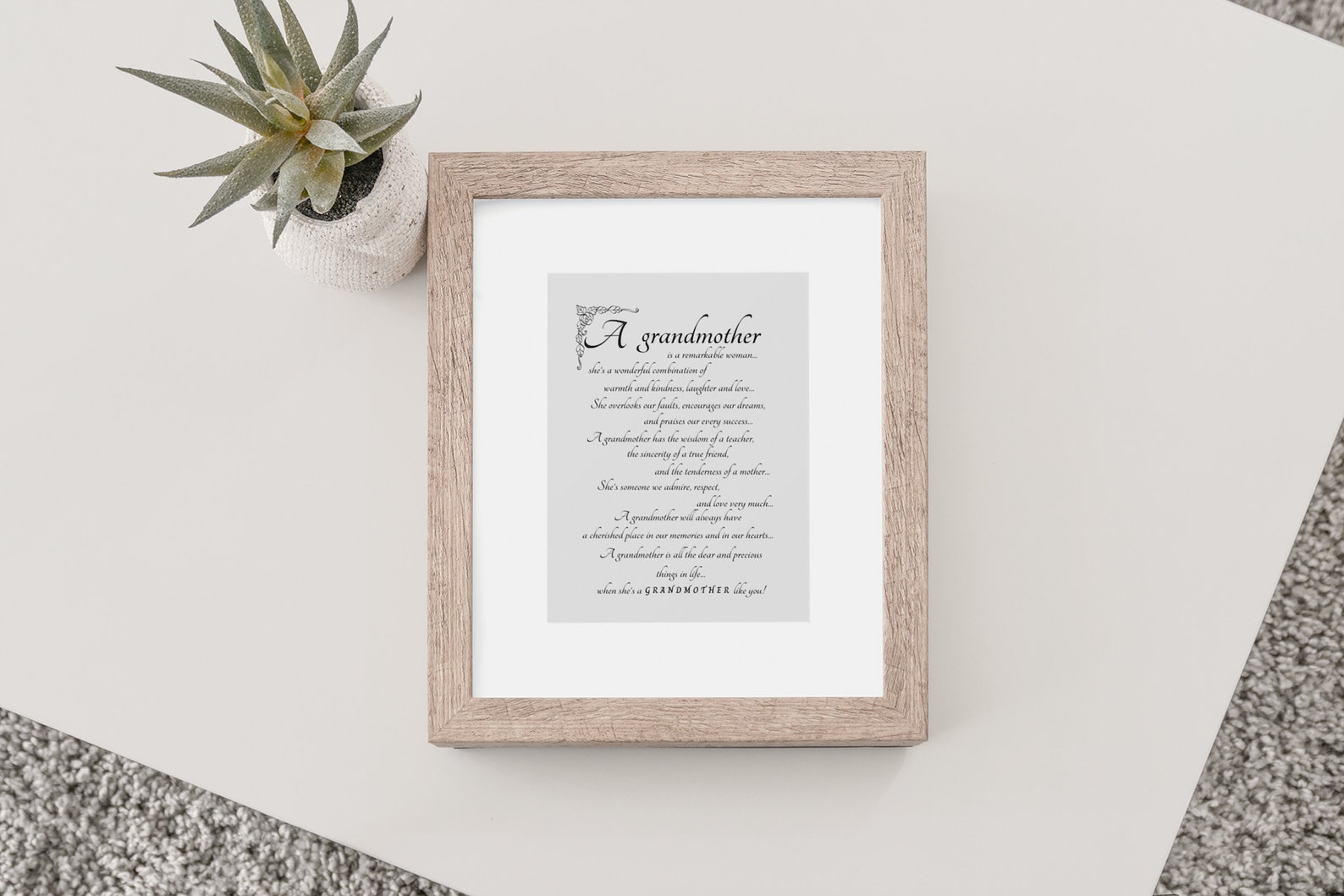 A Grandmother Poem Print, Wall Art, 5x7 or 8x10, Gift for Grandma, Nana ...