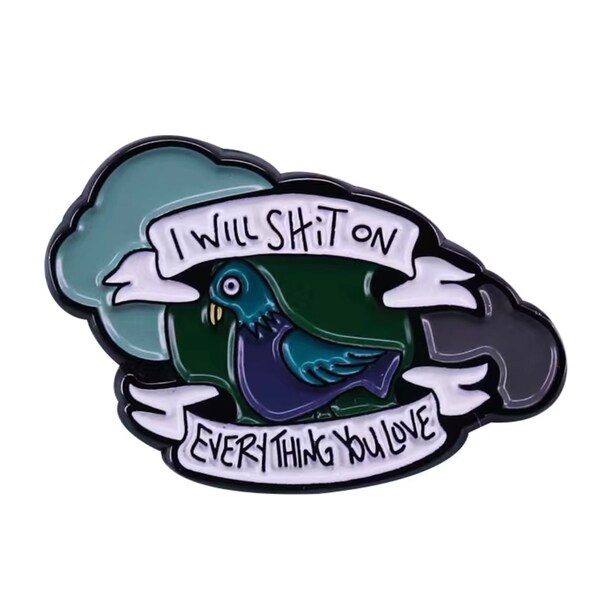 Pigeon Pin - Etsy