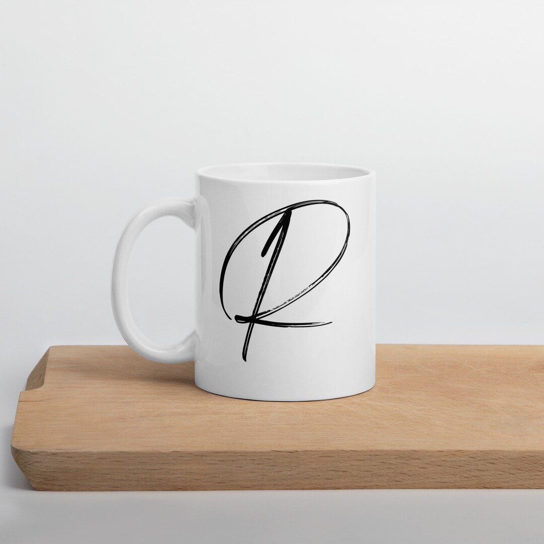 Artistic Letter R Mug - Etsy