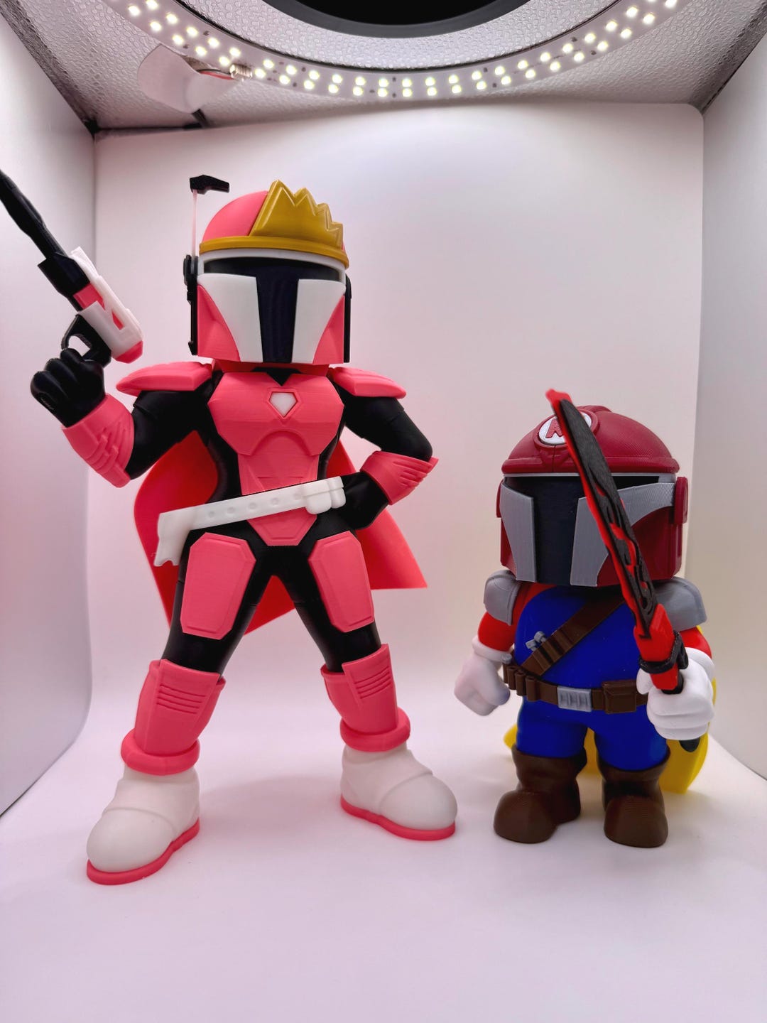 Mariolorian & Peacholorian 3D Printed Figures | Mario X Star Wars ...