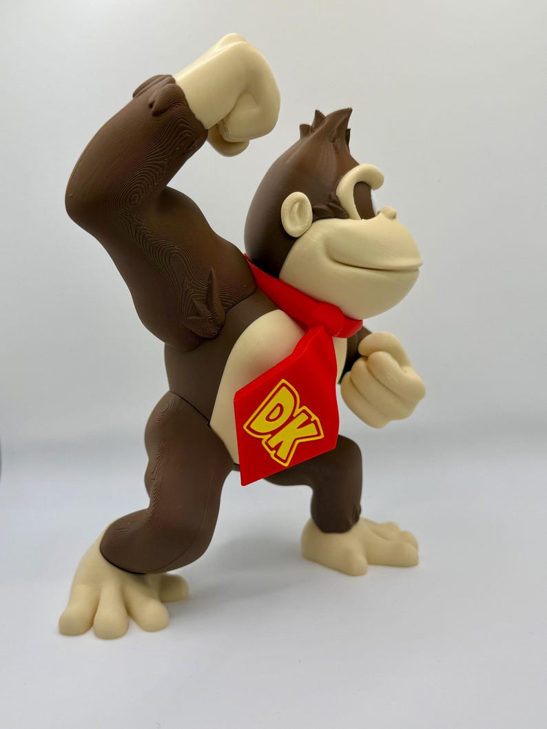Donkey Kong & Diddy Kong 3D Print | Video Game Collectible Gamer Desk ...