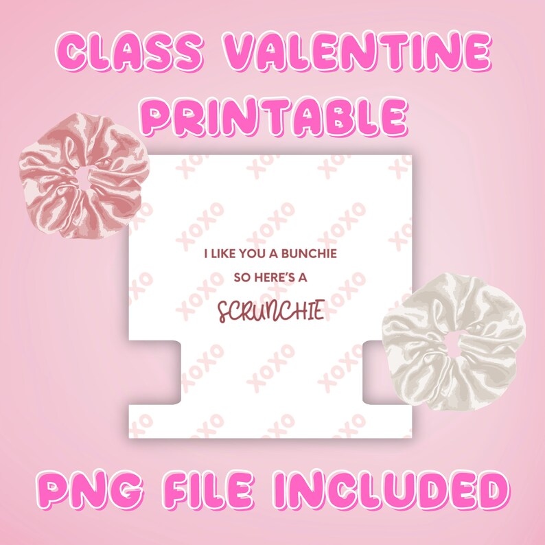 Printable Class Valentine, Classroom Gift Printable, Valentine Gift for ...