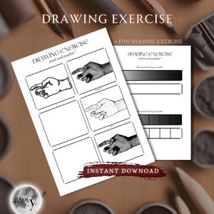 How to Draw Hands Drawing Exercise Drawing Practice Hand Drawing Easy ...