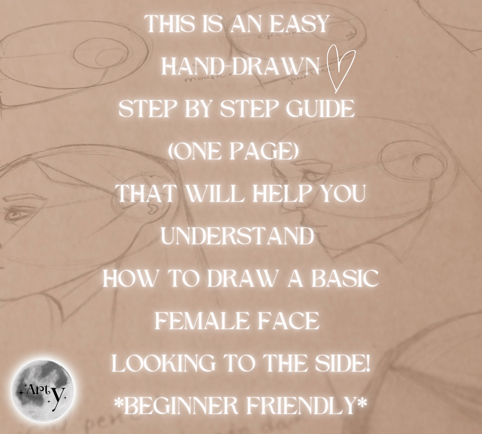 How to Draw a Face Guide Easy Step by Step Drawing Face Beginners ...