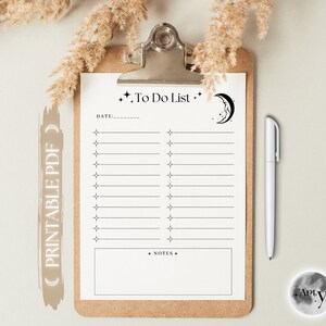 Boho to Do List Printable Fillable Blank to Do List Organizer ...