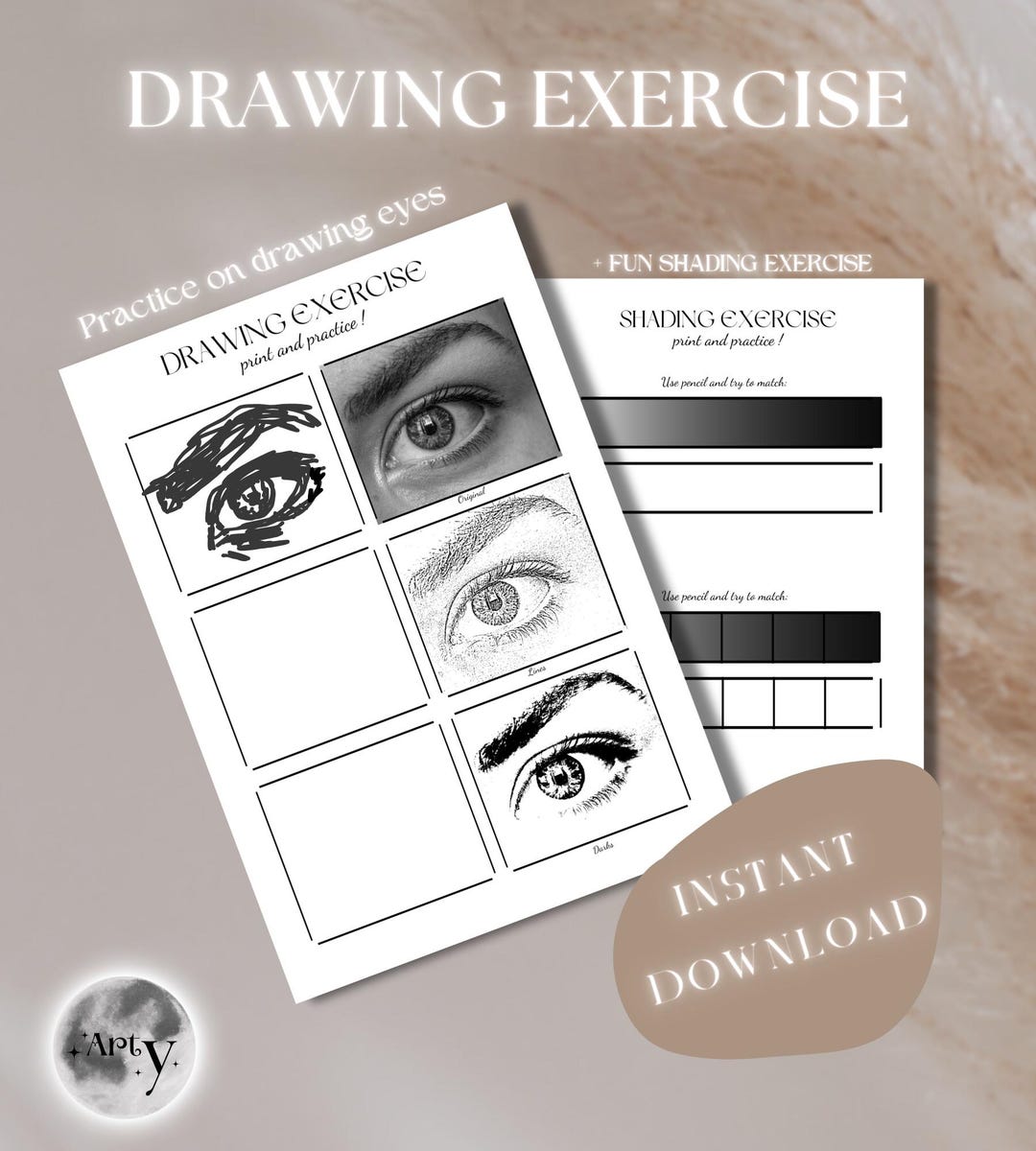 How to Draw Eyes Drawing Exercise Drawing Practice Eyes Drawing Easy ...