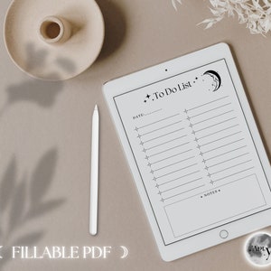 Boho to Do List Printable Fillable Blank to Do List Organizer ...