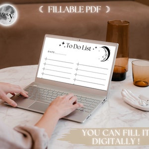 Boho to Do List Printable Fillable Blank to Do List Organizer ...