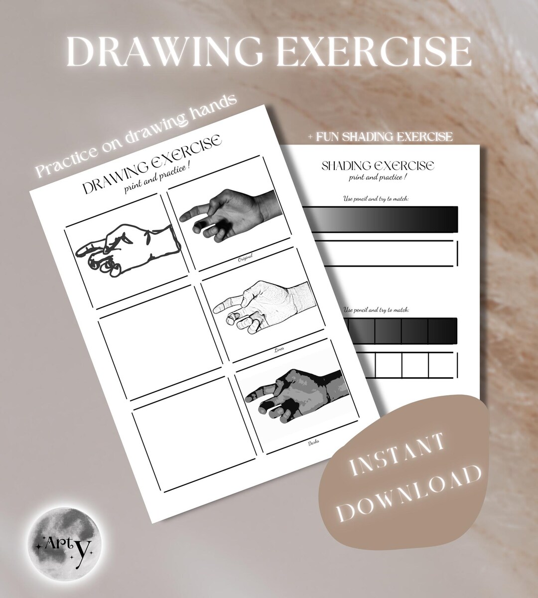 How to Draw Hands Drawing Exercise Drawing Practice Hand Drawing Easy ...