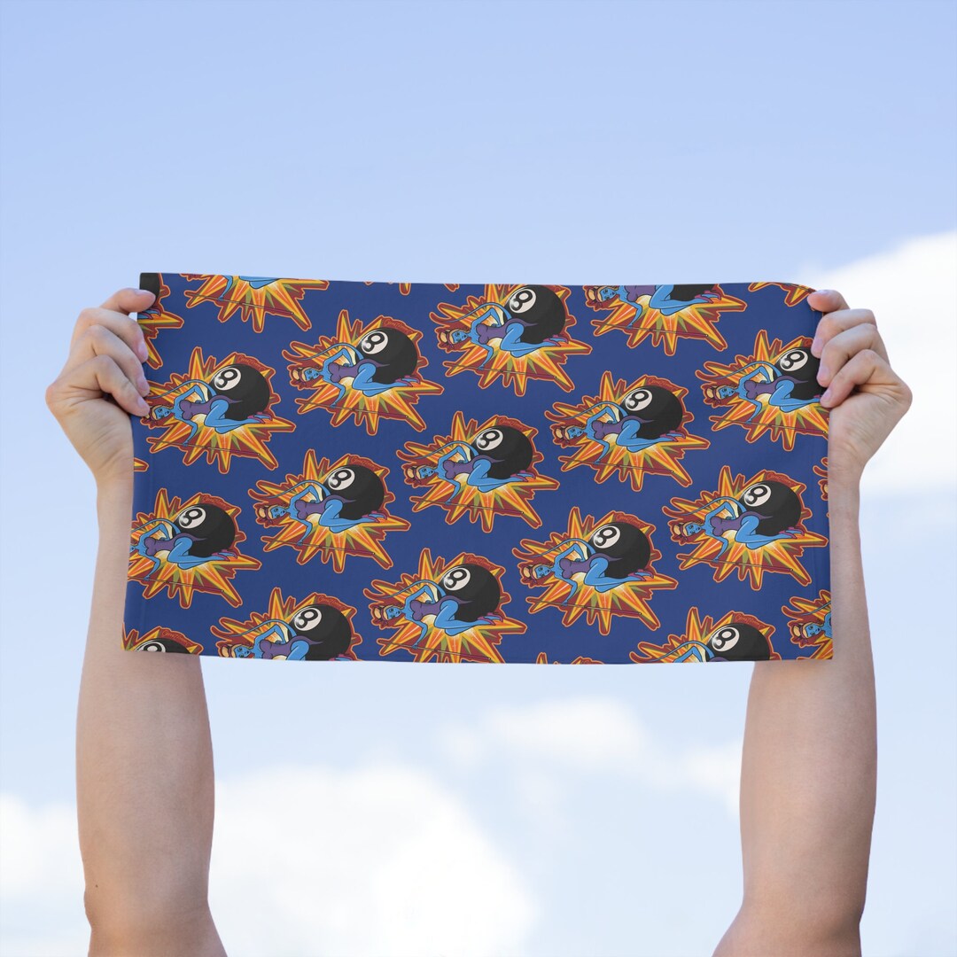 Blue Devil Billiards Towel: Eight Ball Femme Fatale - Etsy