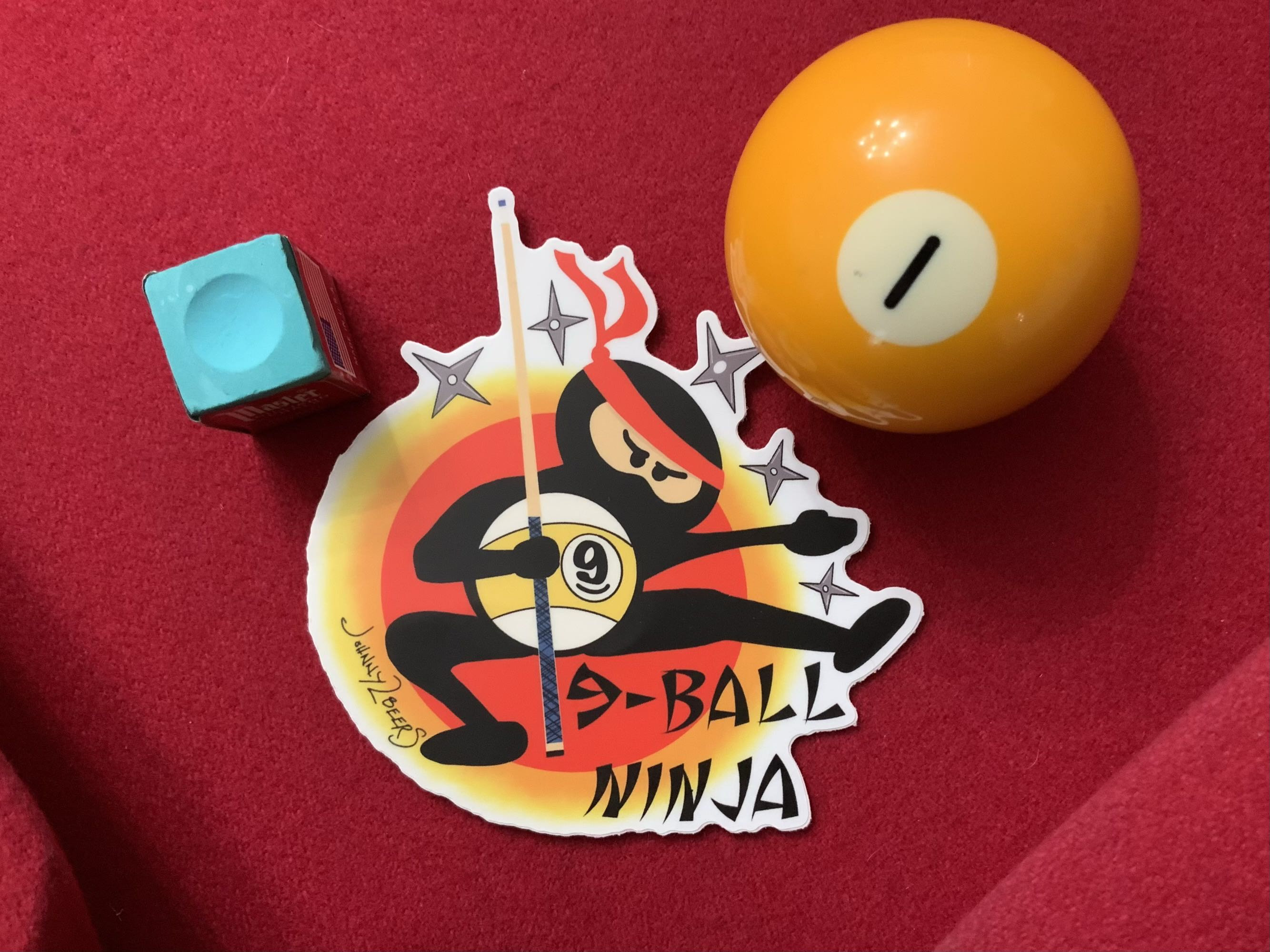 9-ball Ninja Sticker: Master the Cue With Pool-tastic Fun & Style - Etsy