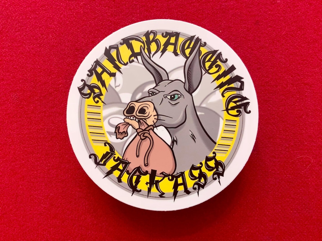 Sandbagging Jackass Sticker Pool Hall Swagger & Humor - Etsy