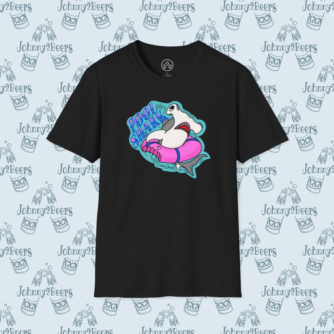 Pool Shark Billiards T-shirt: Hammerhead Hustle in Billiards Style - Etsy