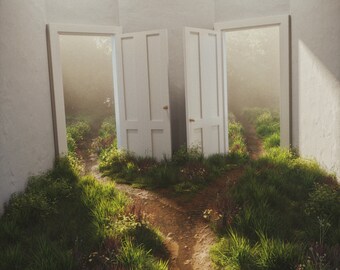 Tropical Liminal Space Travel Poster 12 by 18 - Etsy