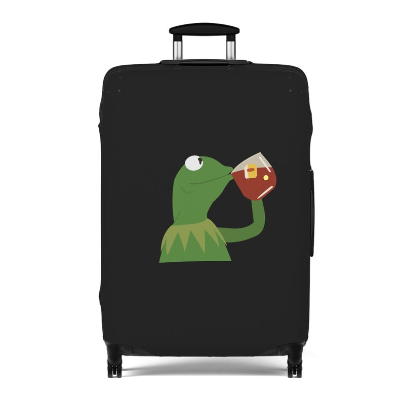 Meme Kermit This is Fine Luggage Cover - Etsy