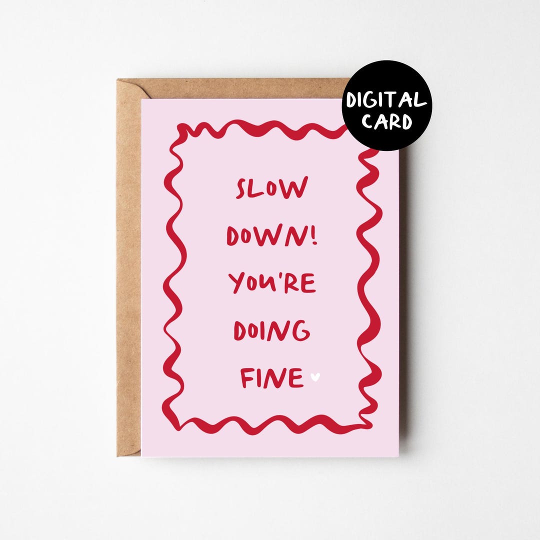 Printable Funny Motivation Card, Motivational Card Printable, Digital ...