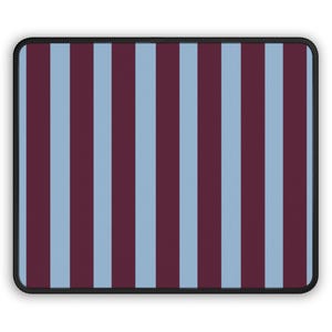 Vertical Blue and Maroon Stripes Gaming Mouse Pad | Striped Desk Mat - Etsy