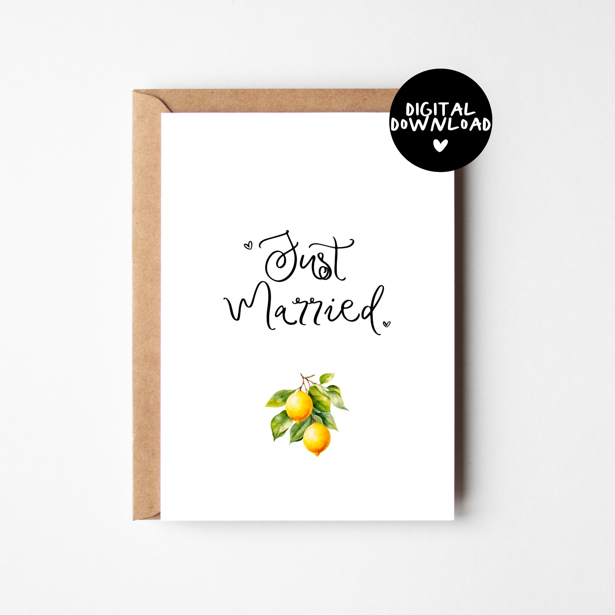 Wedding Congratulations Printable Cards, Wedding Congratulations ...