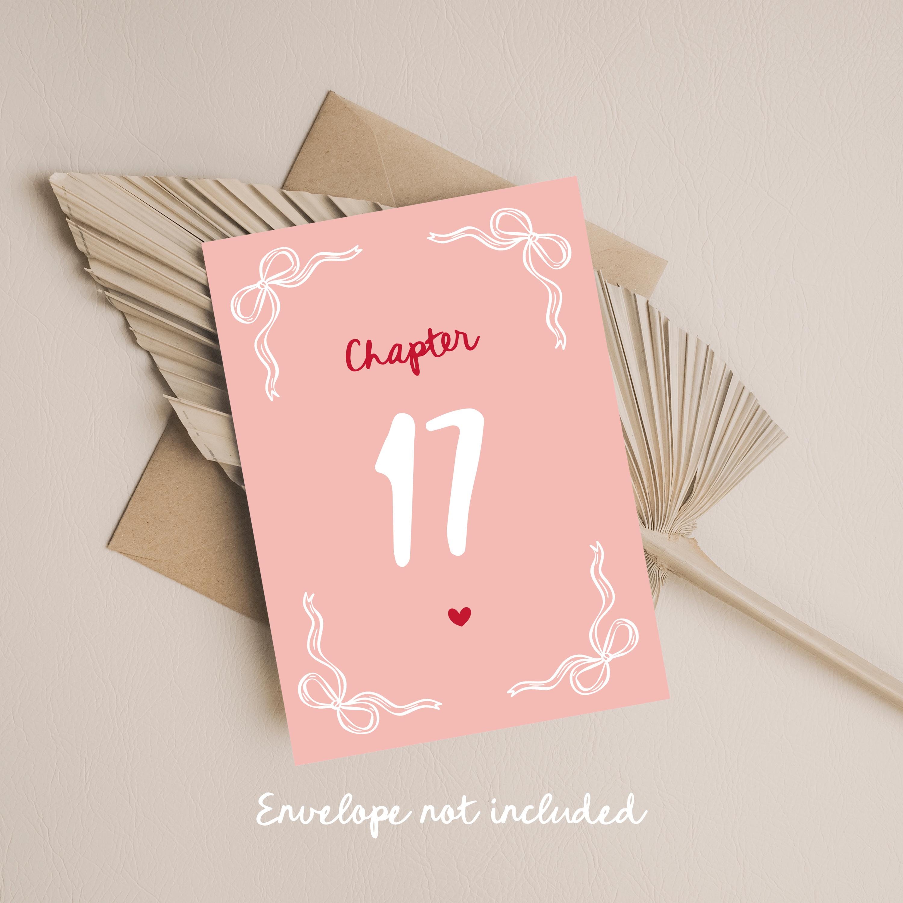 Printable 17th Birthday Card, DIGITAL DOWNLOAD, Birthday Card 17 ...