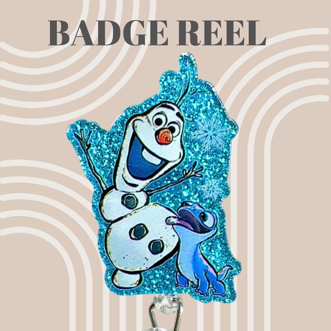 Nursing Medical Frozen Snowman Badge Reel: Essential Accessory for ...