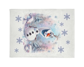 Fleece Olaf Blanket Great Gift for Any Frozen or Olaf Lover Disney ...