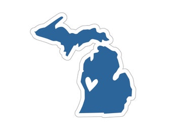 Michigan Car Decal, Car Decal, Car Sticker, Label, Custom Decal, Custom ...