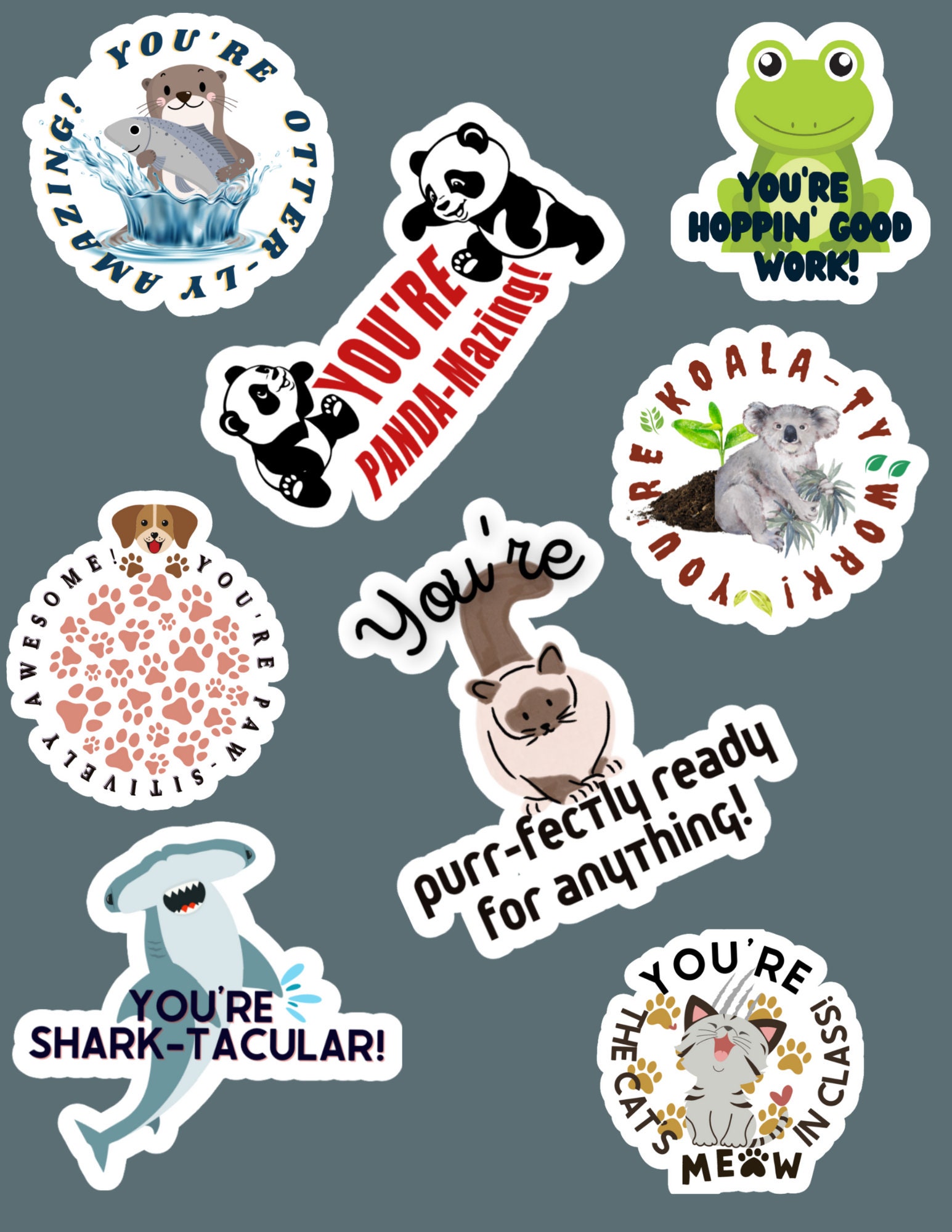 15 Kids Stickers Printable, Motivational Messages for School, Kids ...