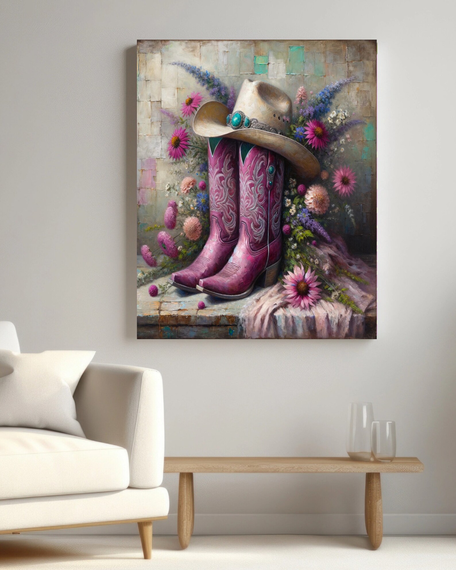 Cowgirl Boots Wall Art Home Wall Decor Instant Download Western Decor ...