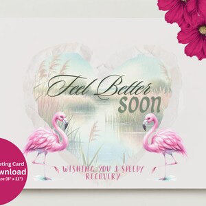 Printable Get Well Soon Card, Feel Better Soon Digital Download ...