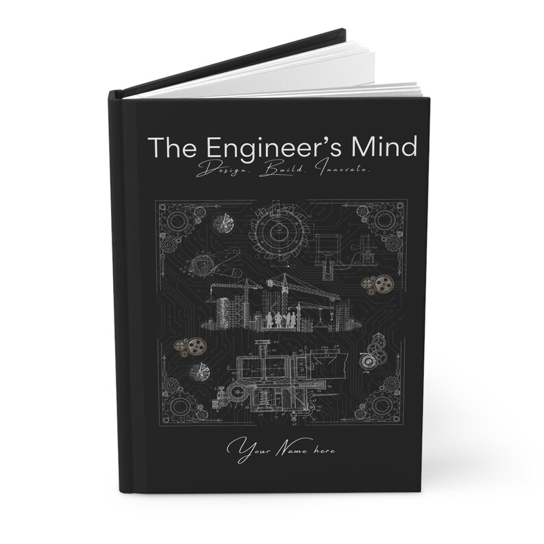 Personalized Engineer's Mind Notebook: Custom Hardcover Journal - Etsy