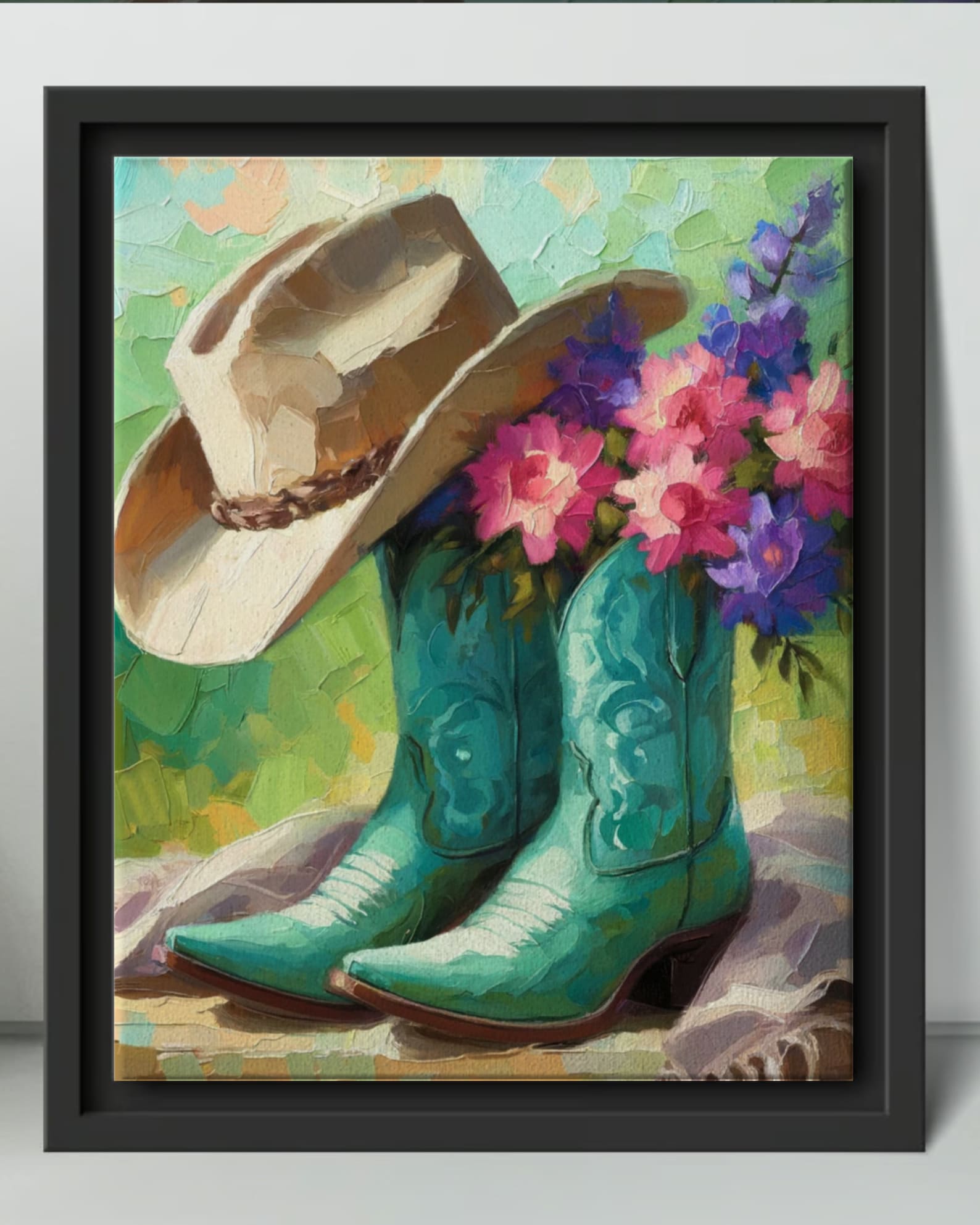 Cowgirl Boots Wall Art - Home Wall Decor - Instant Download - Western ...