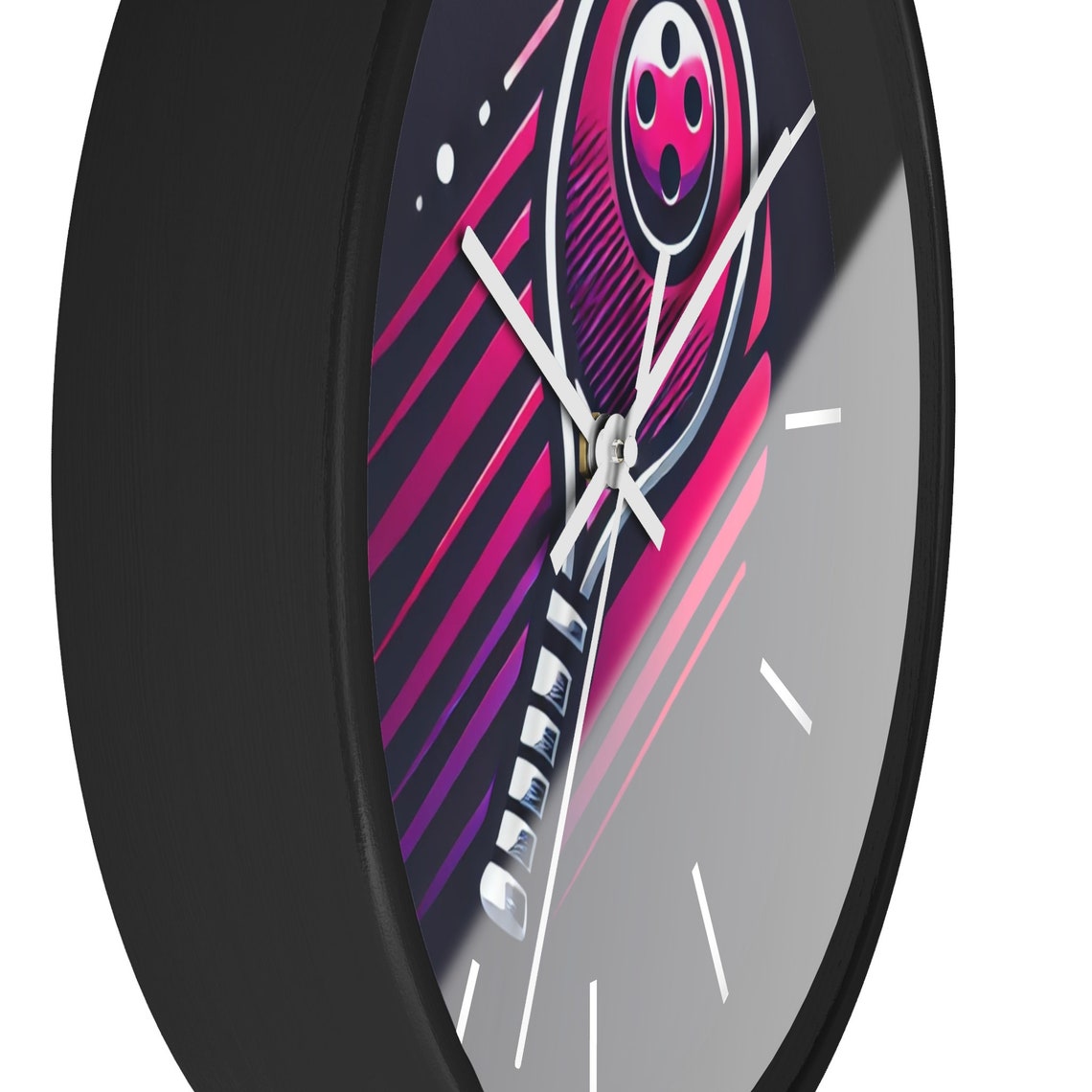 Pickleball Wall Clock, Fun Gift, Pickleball Players, Paddleball ...