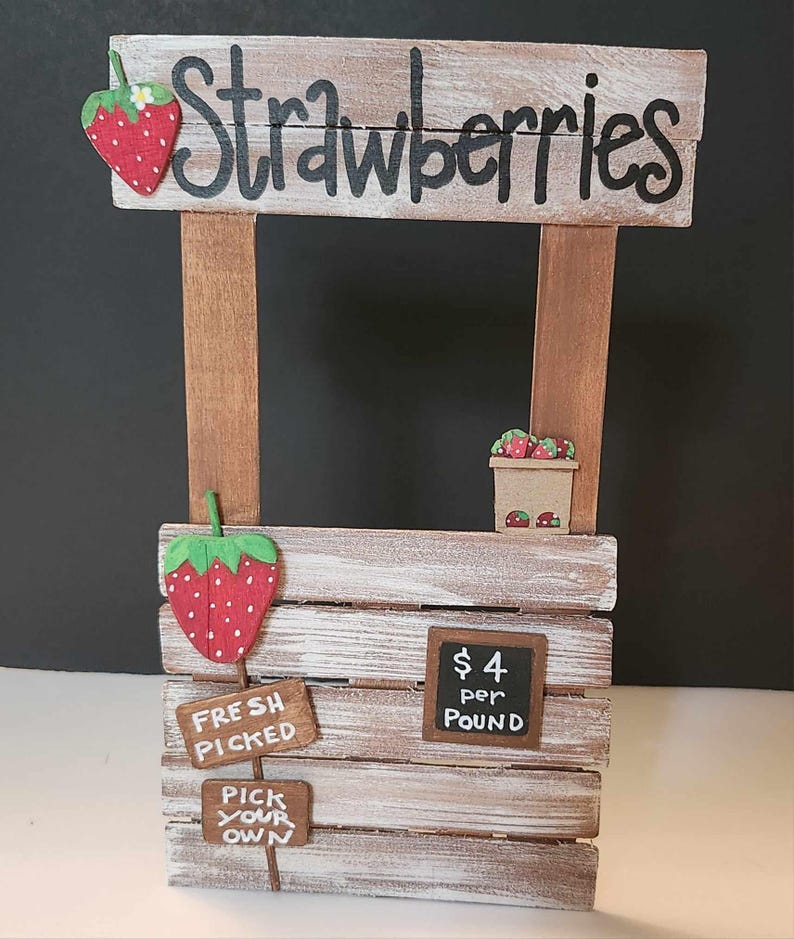 Fresh Strawberries Sale Booth Pick Your Own Berries Summer Fun - Etsy