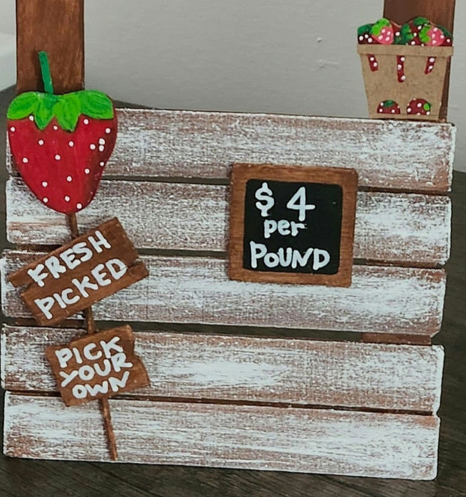 Fresh Strawberries Sale Booth Pick Your Own Berries Summer Fun - Etsy