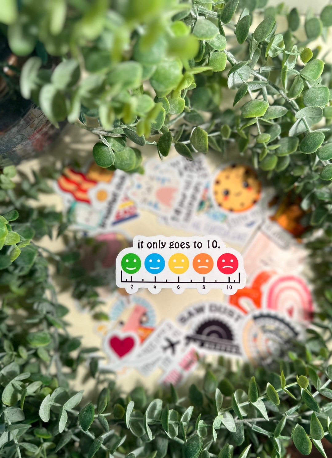 Funny Pain Scale Stickeradult Stickers Water Bottle, Hydroflask/ Laptop ...