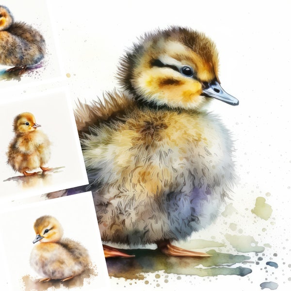 Duckling Clip Art - Etsy