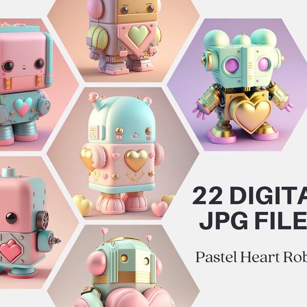 Robot Clipart - Etsy