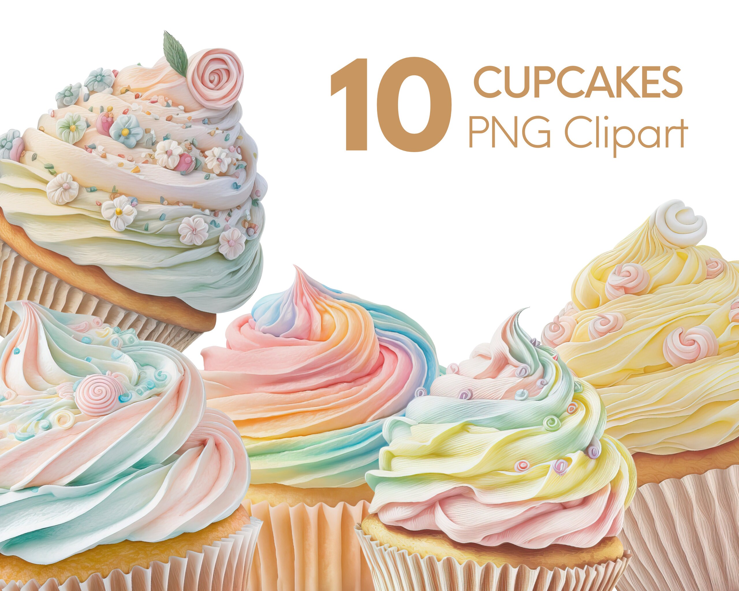 Cupcakes Clipart Wallpaper