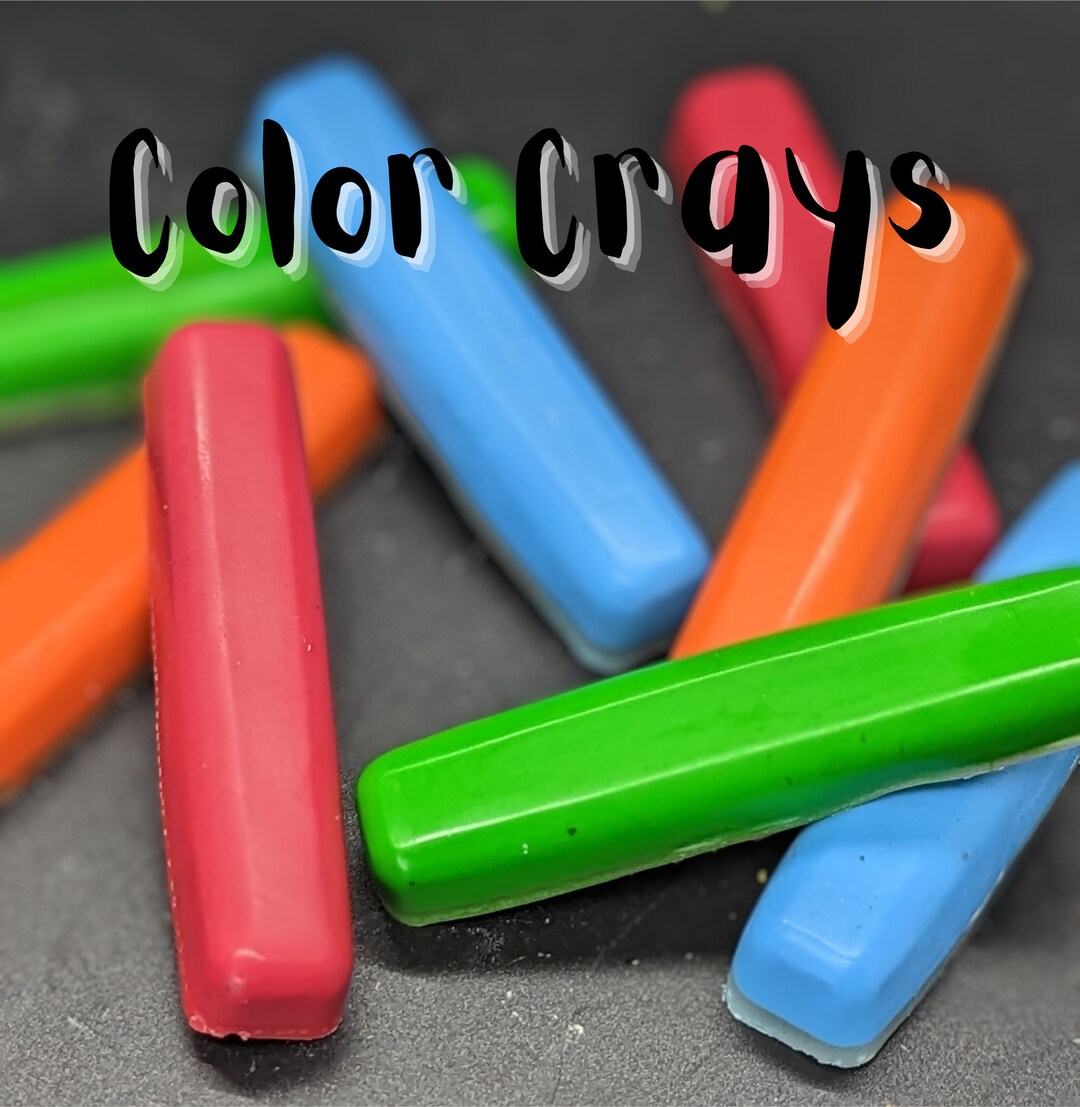 Colorcrays Chunky Crayon Sticks Crayon Sticks Primary Colors Set of 8 ...
